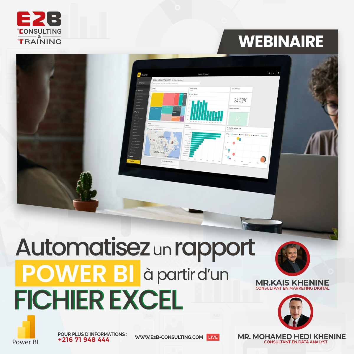 Webinaire : automatisez vos rapports poxer BI à partir d’un fichier excel - FirstMasterClass
